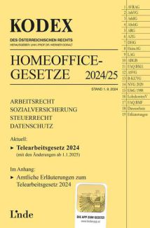 KODEX Homeoffice-Gesetze 2024/25 - Buch